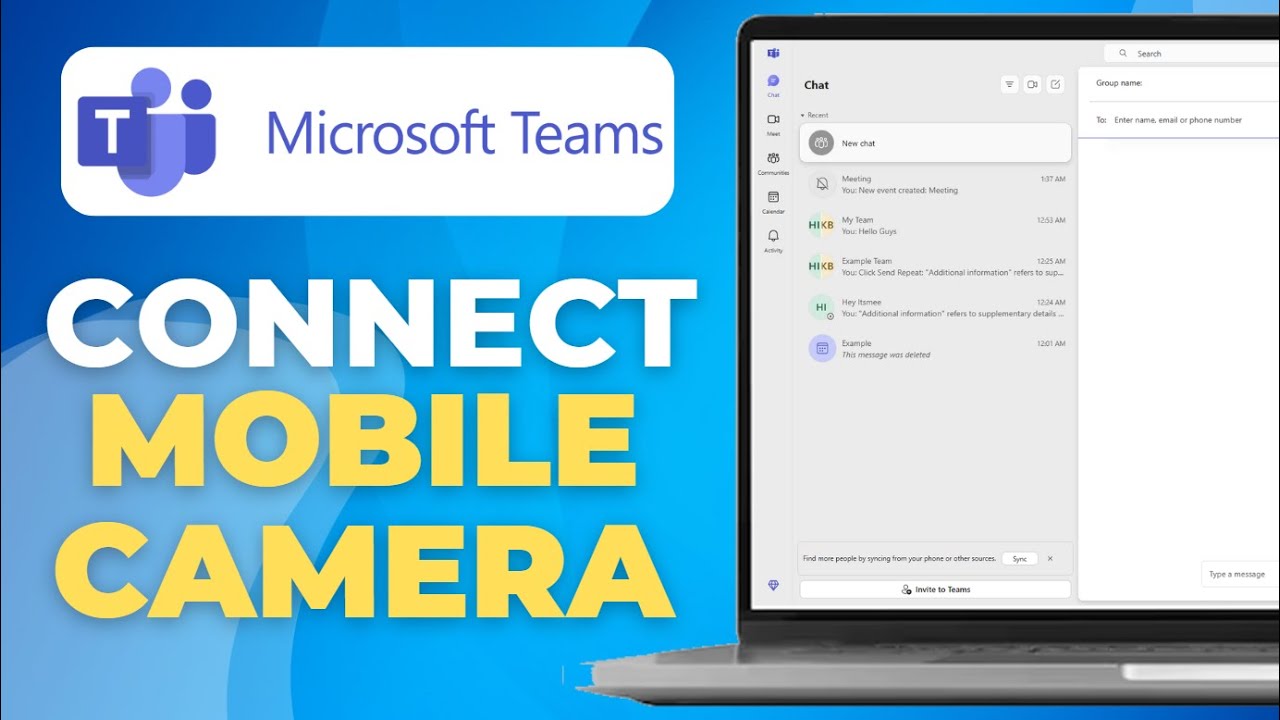How To Connect Mobile Camera To Pc For Microsoft Teams 2025 - YouTube