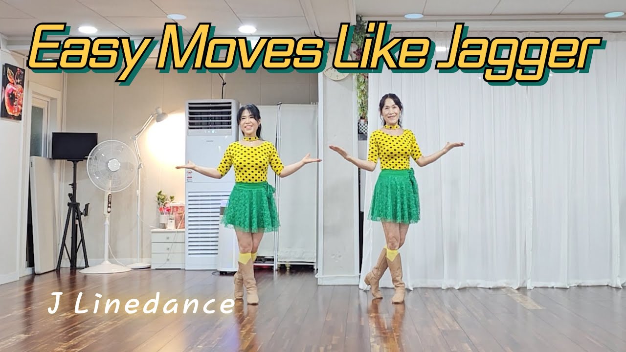 Easy Moves Like Jagger Line Dance | Beginner | 이지 무브스 라이크 재거 | 진현숙 ...