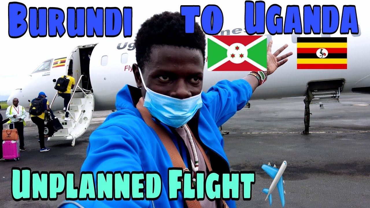 Flying from Burundi 🇧🇮 to Uganda 🇺🇬 with #ugandaairlines - YouTube