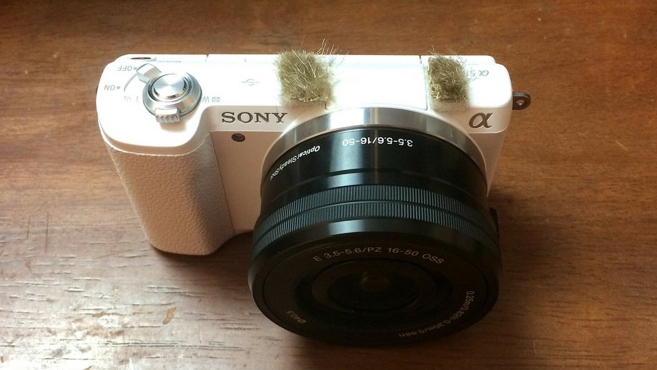 Wind screen for camera , Sony a5100 wind screen. - YouTube