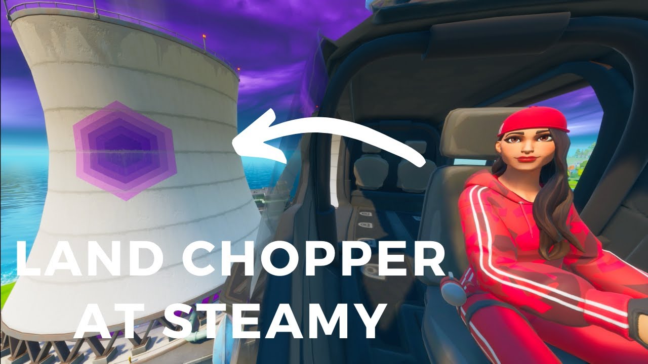 Fortnite | Chapter 2, Season 3, Week 3 | Land helicopter at a Steamy ...