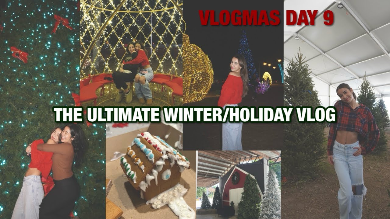 VLOGMAS DAY 9: THE ULTIMATE WINTER/HOLIDAY VLOG ⛄️🎁 | secret santa ...