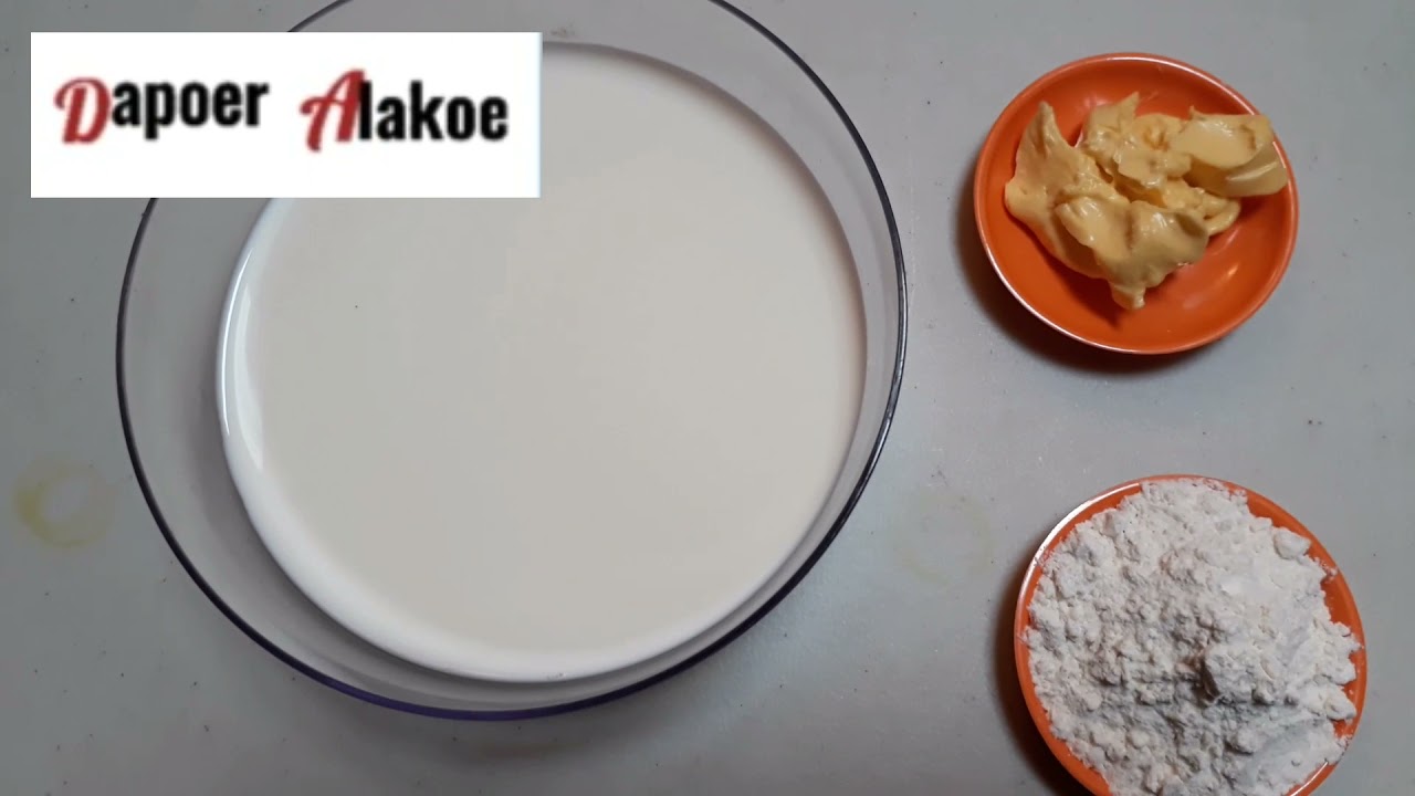 Cara Praktis Saus Putih / Bechamel Sauce - YouTube