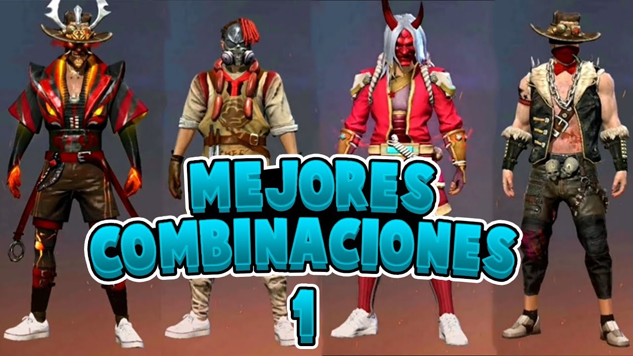 😱 MEJORES COMBINACIONES de ROPA😎 #1 QUE DAN MIEDO - FREE FIRE 2020 ...