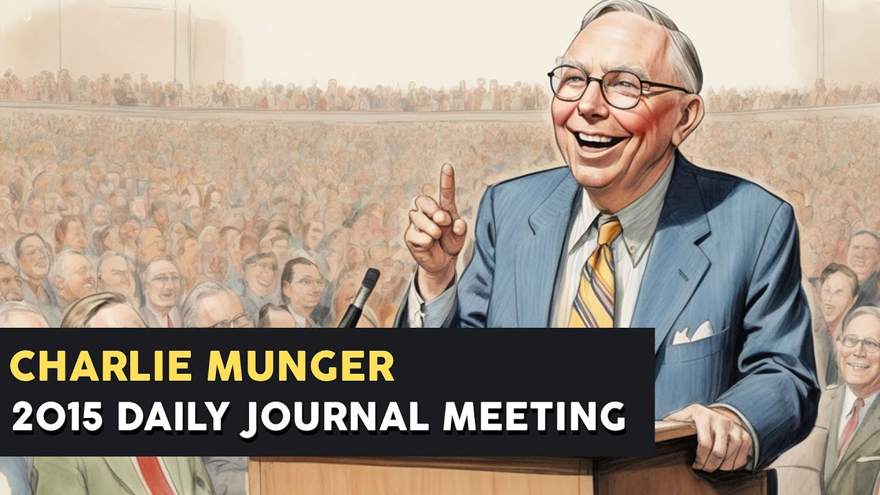 Charlie Munger 2015 Daily Journal Annual Meeting Full TIMESAVER EDIT Captioned, no gaps - YouTube