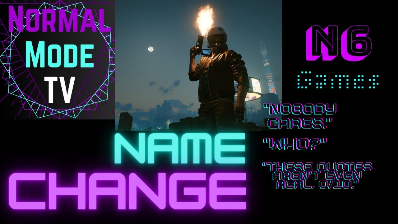 Name Change and Channel Update (N6 Games) - YouTube