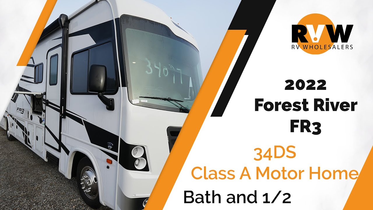 2022 FR3 34DS Class A Motor Home Walk-Through - YouTube