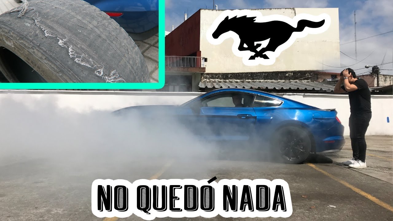 Derrapando nuestro Ford Mustang hasta acabarnos las llantas l ATRX ...