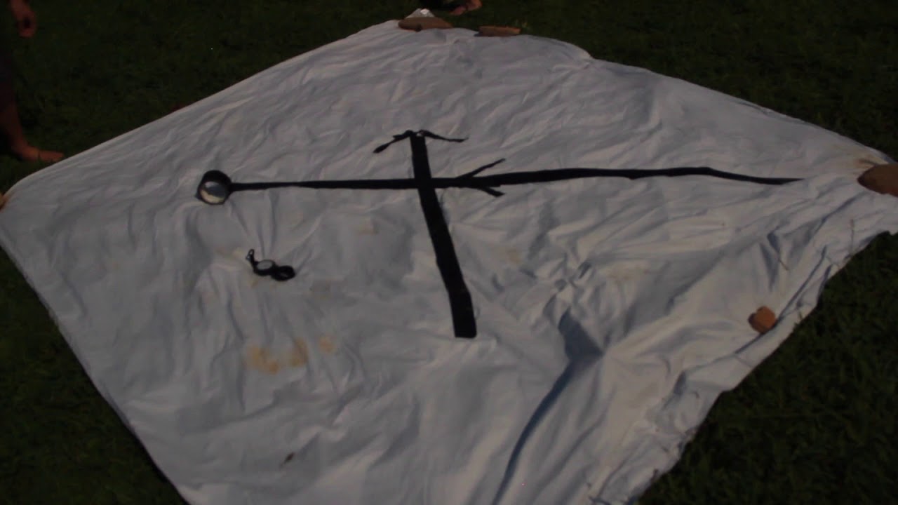 Shadow Bands from the 2017 American eclipse - YouTube