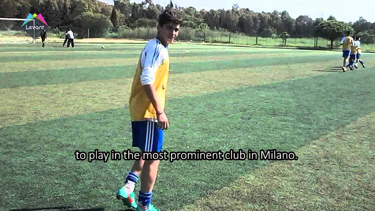 Ammar Munaf Ramadan, the first Syrian footballer who plays for AC Milan ...