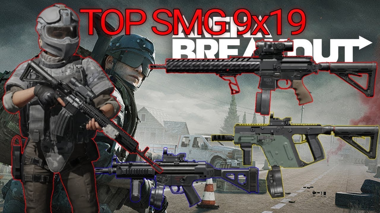 TOP DE MEJORES SMG 9MM - ARENA BREAKOUT - YouTube
