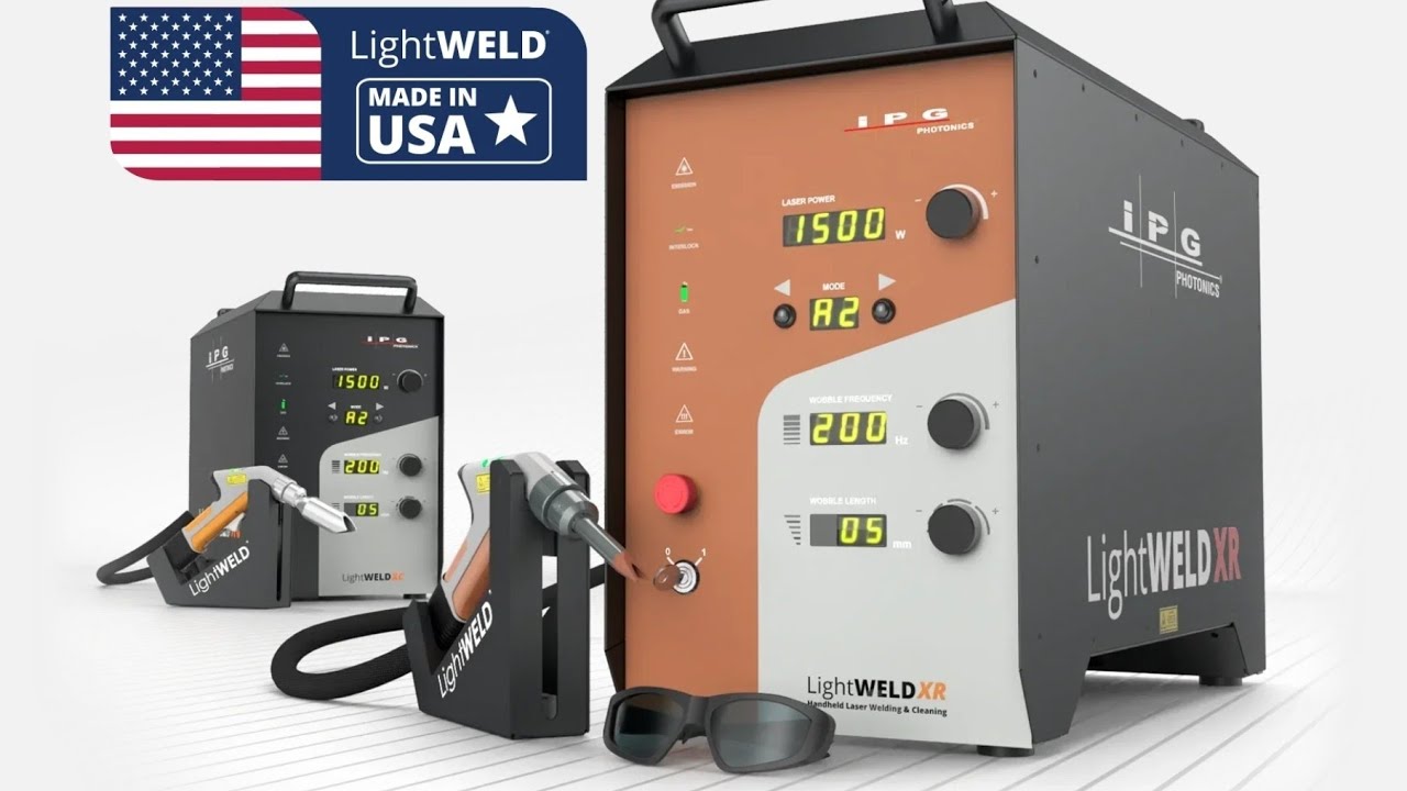 IPG LightWELD XR 구리 와이어 피더 사용 용접(2) - YouTube