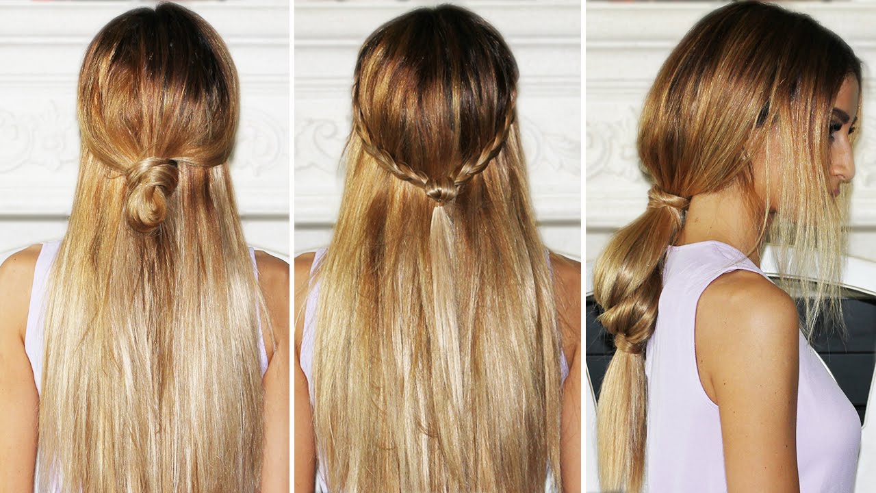 Easy Everyday Hairstyles - YouTube