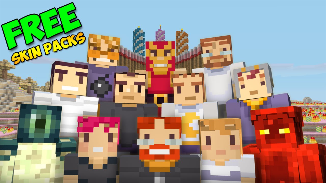 Minecraft Xbox - NEW FREE 3rd BIRTHDAY SKIN PACK - 3 FREE PACKS! - YouTube
