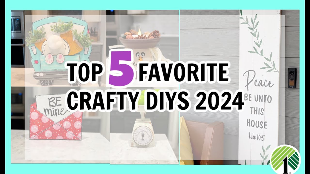 TOP 5 FARMHOUSE STYLE DIYS OF 2024 | BUDGET HOME DECOR TUTORIALS - YouTube