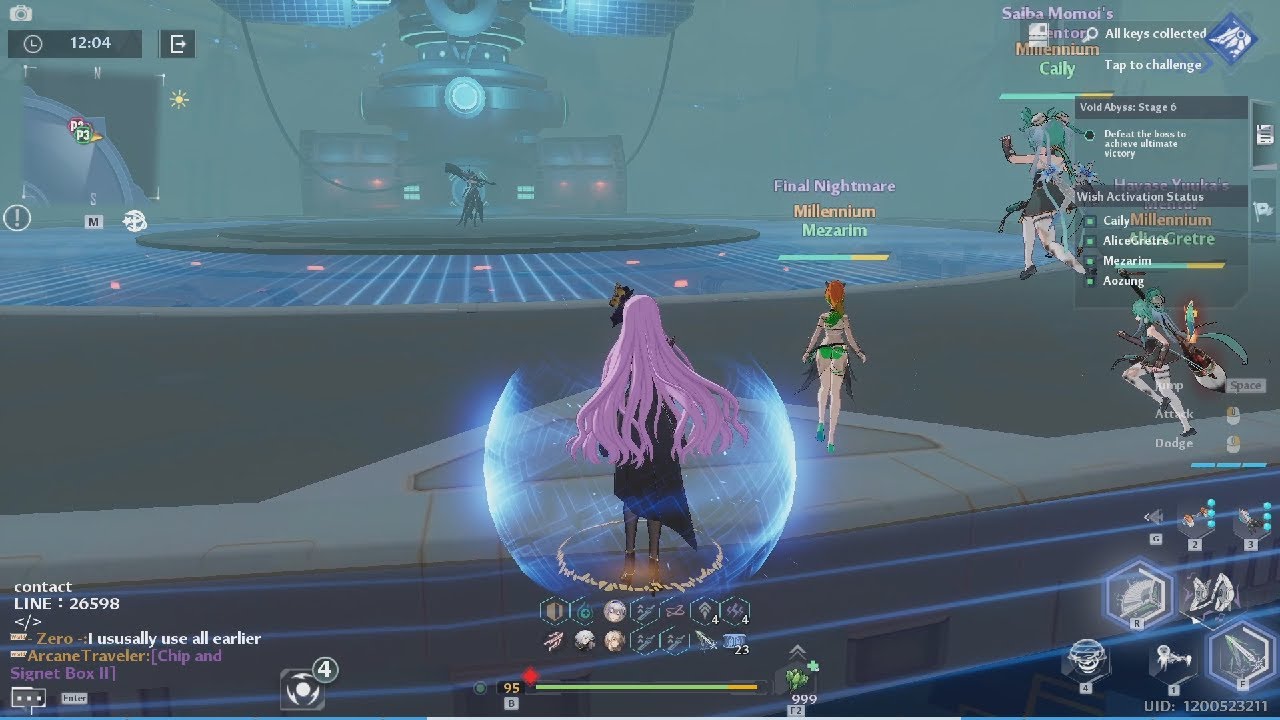 Void Abyss Stage 6 [Tower of Fantasy] F2P Boss Void Abyss Month October ...