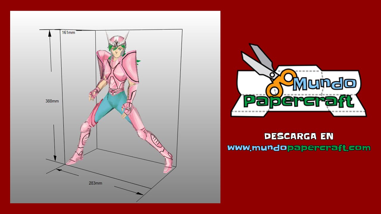 Shun Andromeda de Papercraft - YouTube