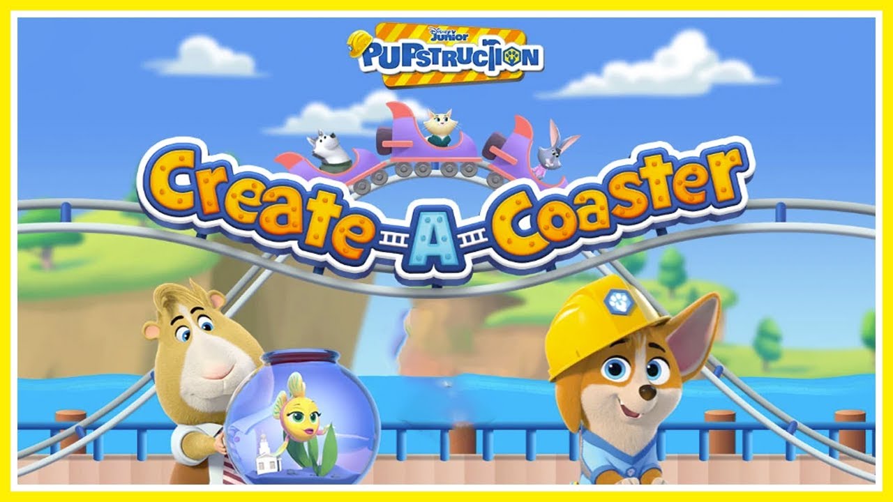 Pupstruction: Create-A-Coaster - Games for Kids - YouTube
