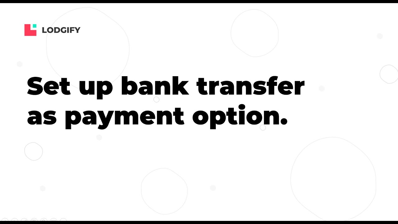 BOOKING & PAYMENT - Set up bank transfer as payment option - YouTube