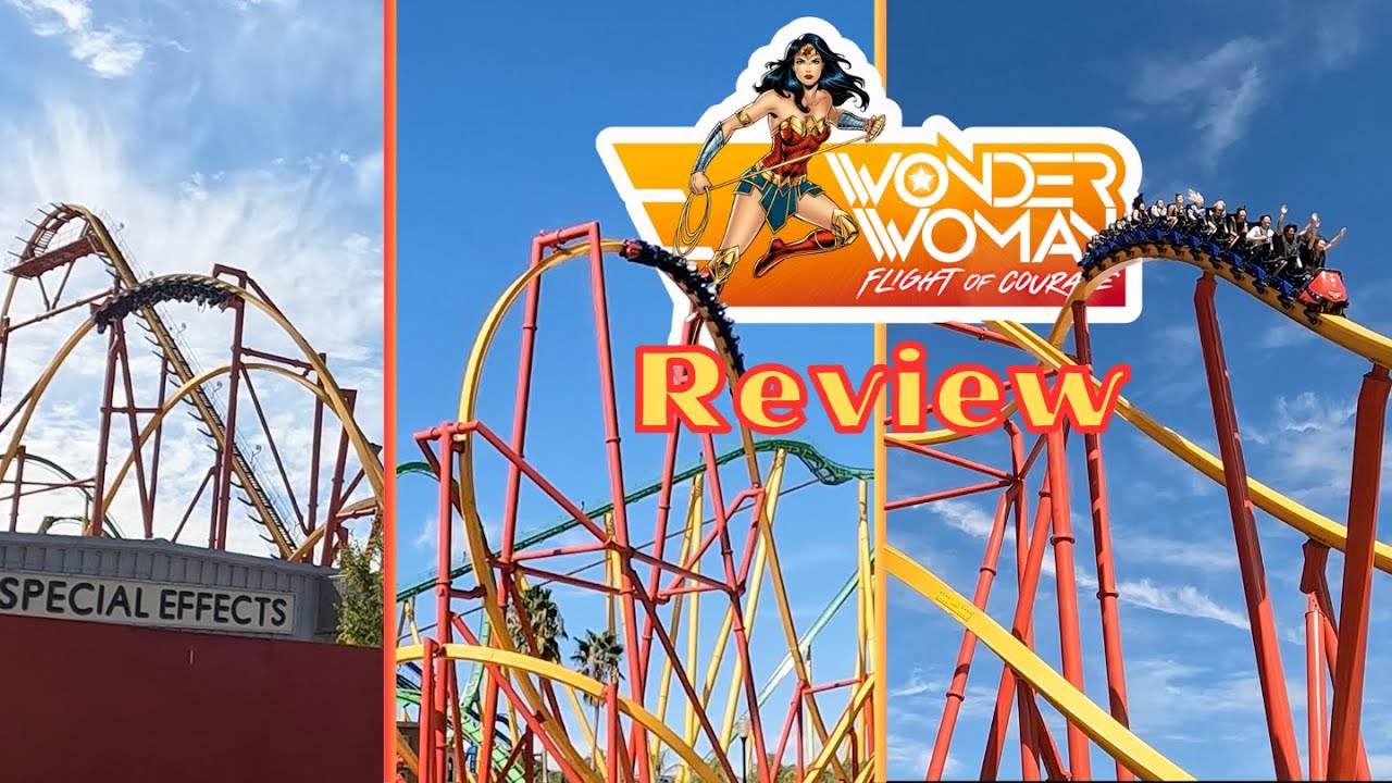 Wonder Woman: Flight of Courage Review - Best Coaster in Southern ...