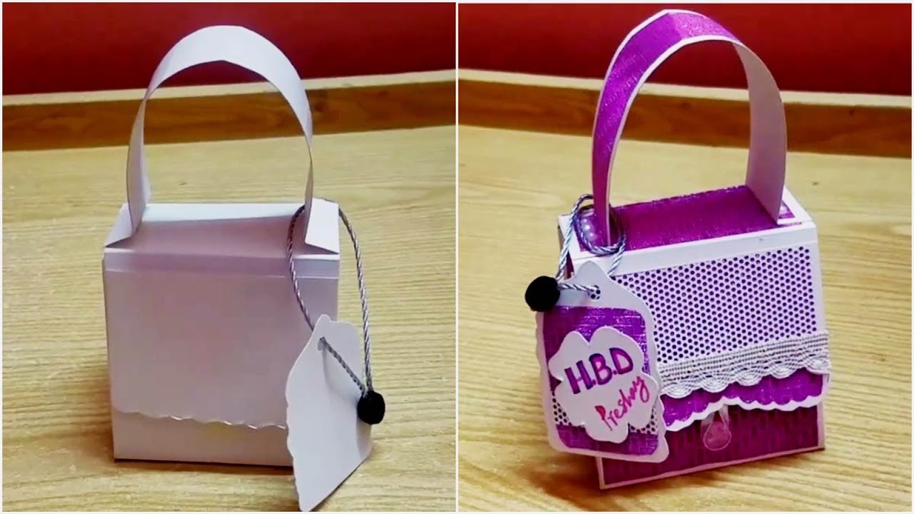 Very Stylish Paper Tote Bag for Baby Girls/Paper Purse for Birthday ...