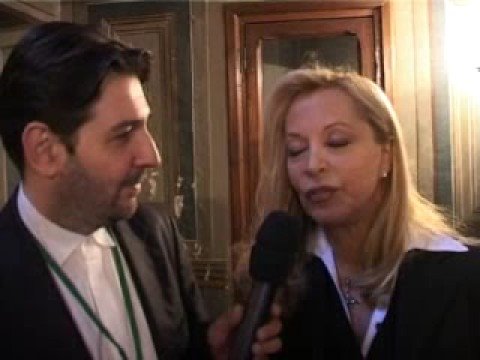 Silvana Giacobini intervista durante La Bibbia Giorno e Notte