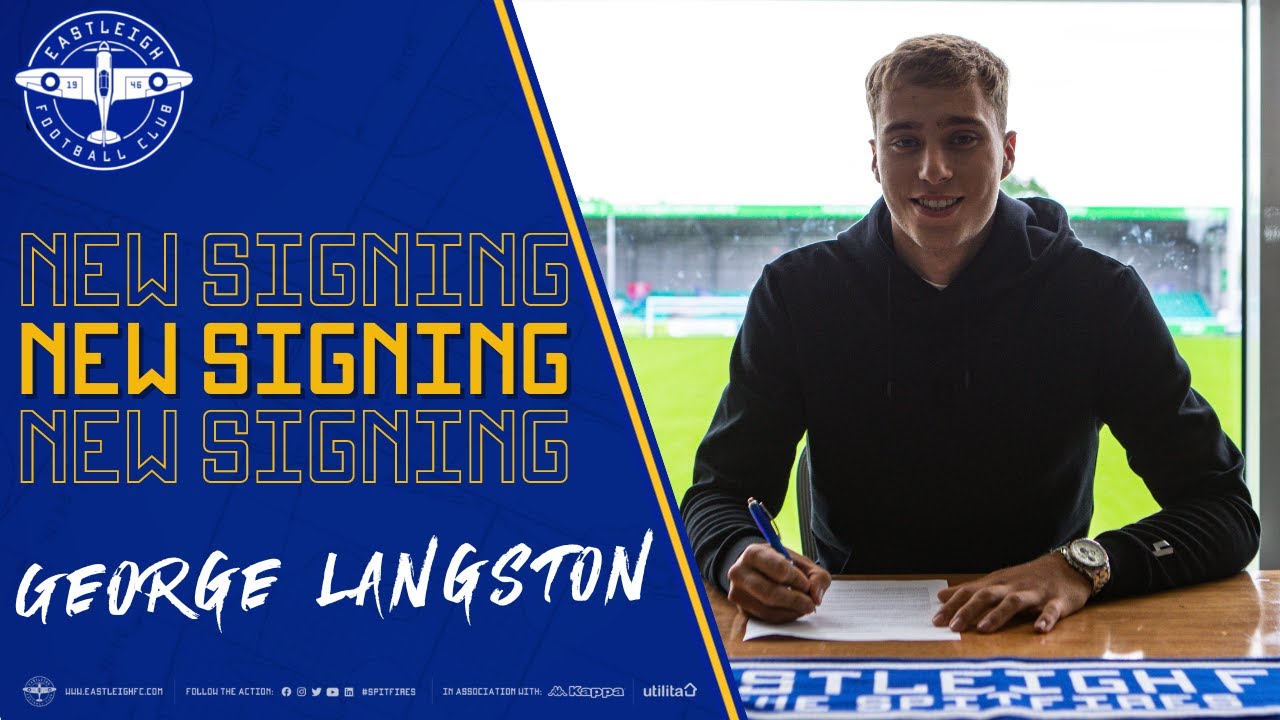 INTERVIEW | George Langston joins Eastleigh FC - YouTube