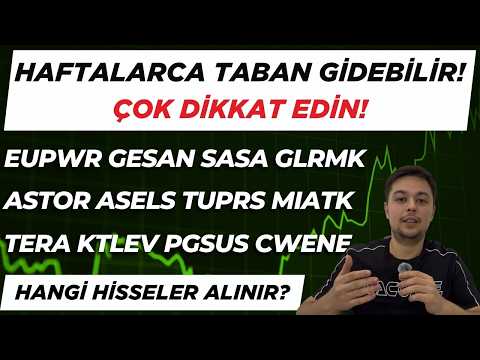BURADAN ALINIR MI? EUPWR GESAN SASA KTLEV TERA GLRMK ASELSAN ASTOR TÜPRAŞ MİATK CWENE HİSSE ANALİZİ