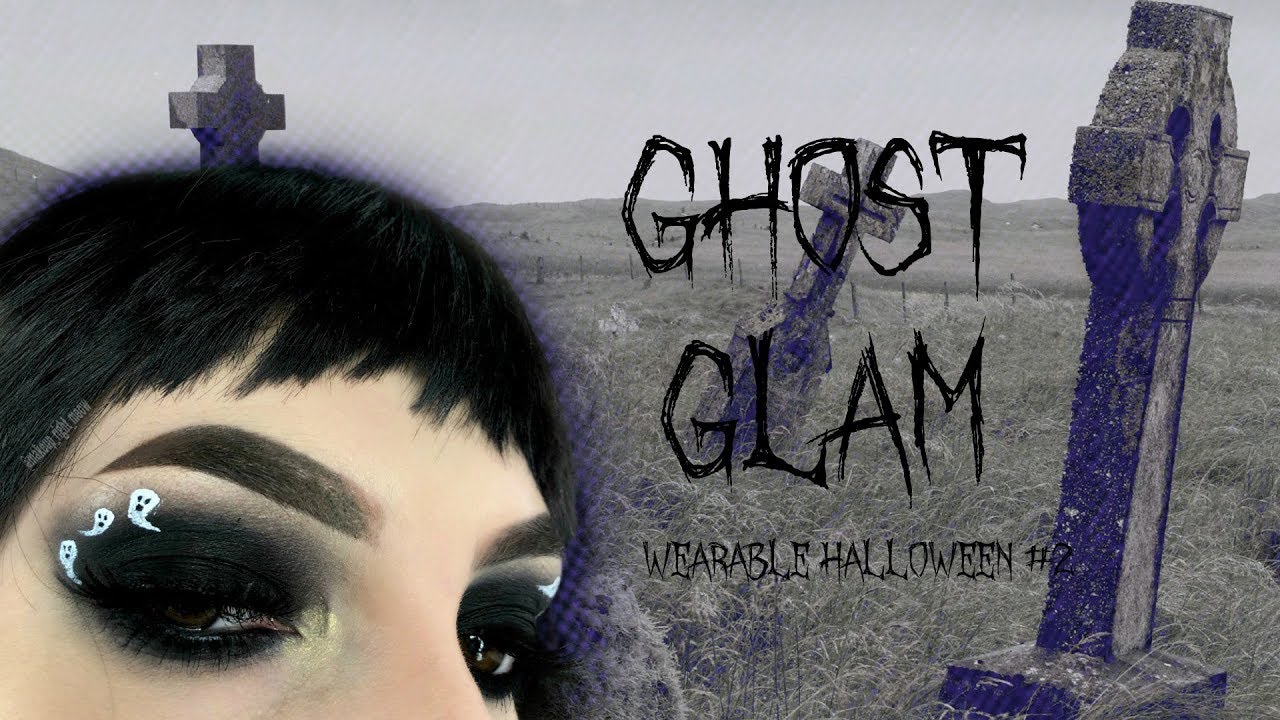 Ghost Glam - Wearable Halloween Series Look #2 - YouTube