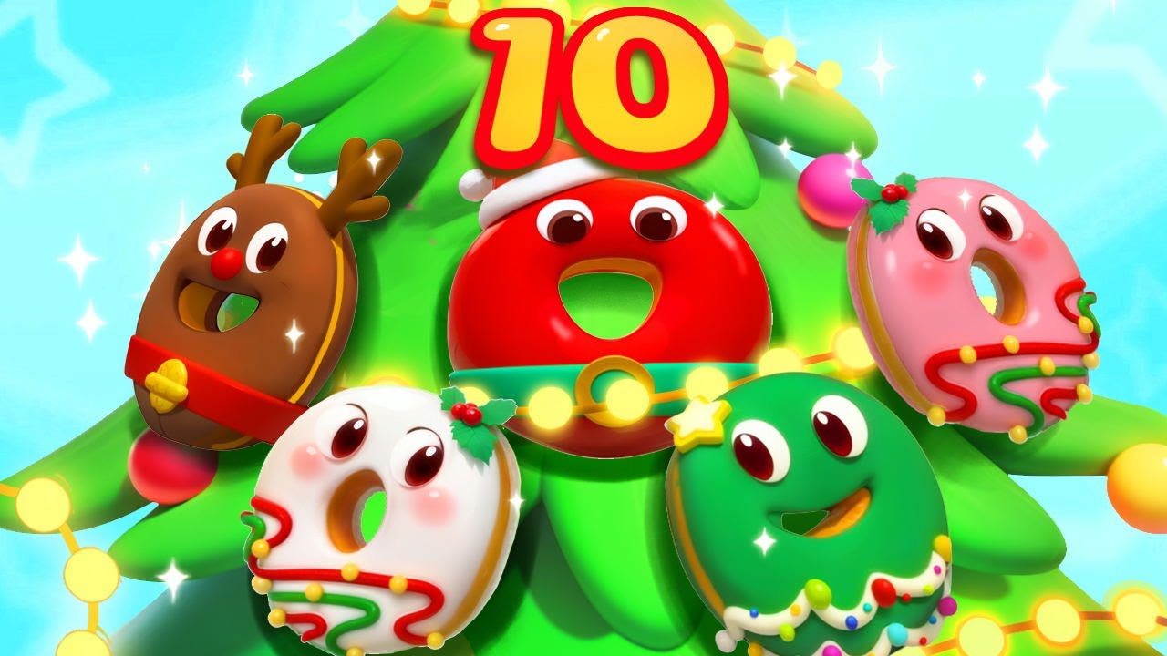 Ten in the Bed | Christmas Music | Learn Numbers | Nursery Rhymes ...