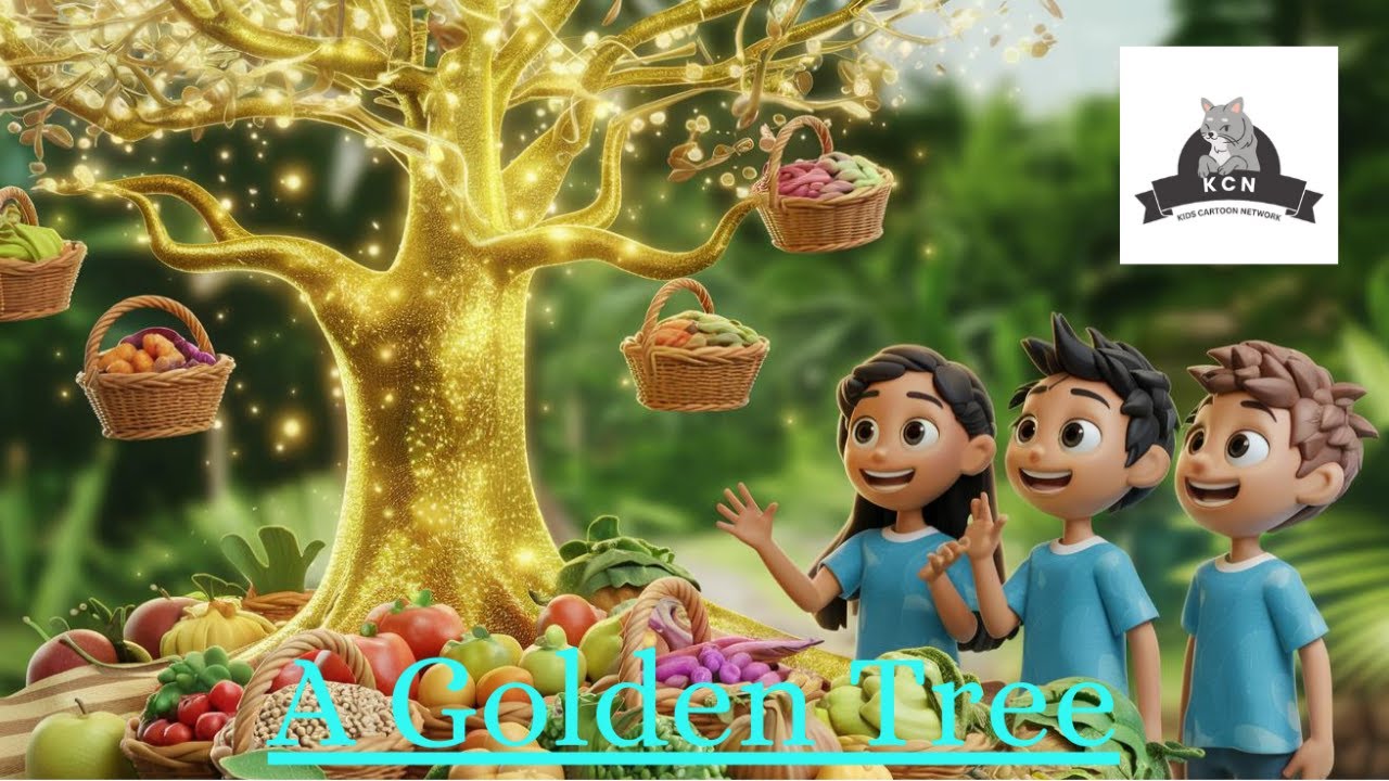 A Golden Tree|Kids Cartoons|English Cartoon For Kids|Cartoon Video ...