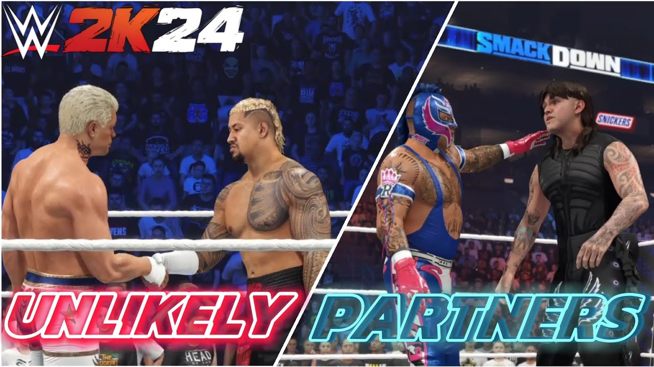 WWE Unlikely Partners || WWE2K24 - YouTube