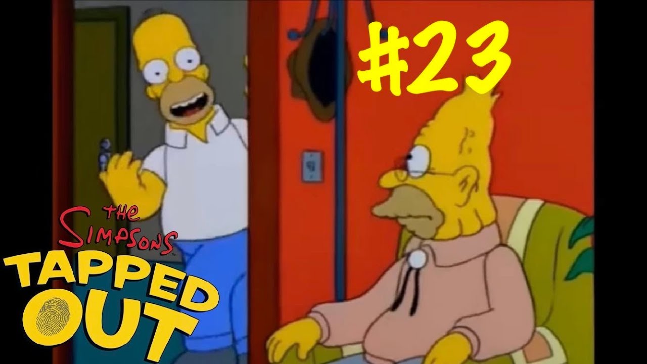 The Simpsons tapped out-walkthrough-Part 23 - Retirement home and ...