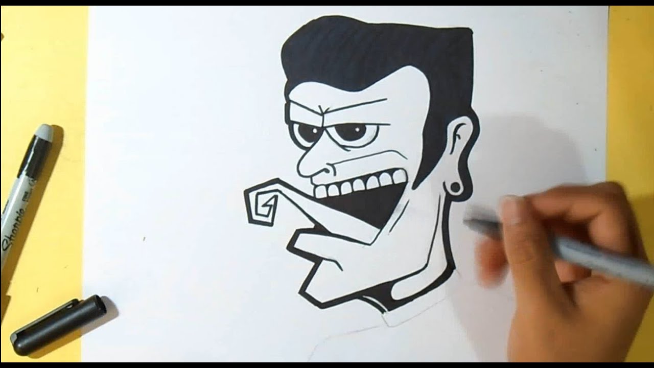 cómo dibujar un personaje Cholo #3 | Wizard art - by Wörld - YouTube