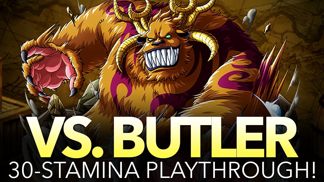 COUNT BUTLER 30-STAMINA PLAYTHROUGH! (One Piece Treasure Cruise ...