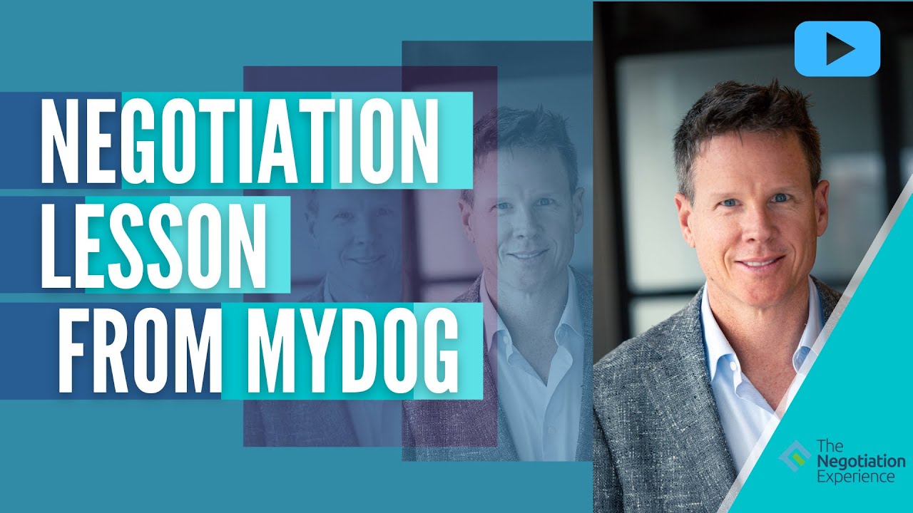 Negotiation Skills: lesson from my dog - YouTube