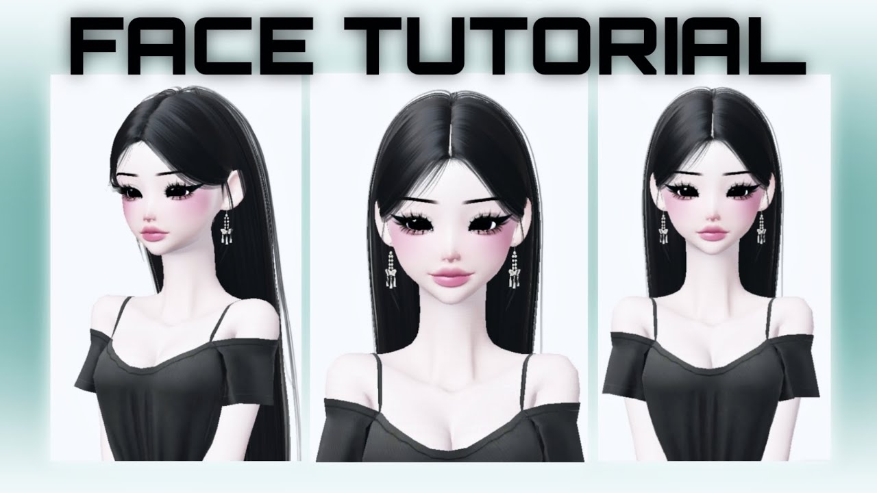 FACE TUTORIAL😍| ZEPETO ВНЕШКА💞#zepeto #plunara #face #tutorial # ...