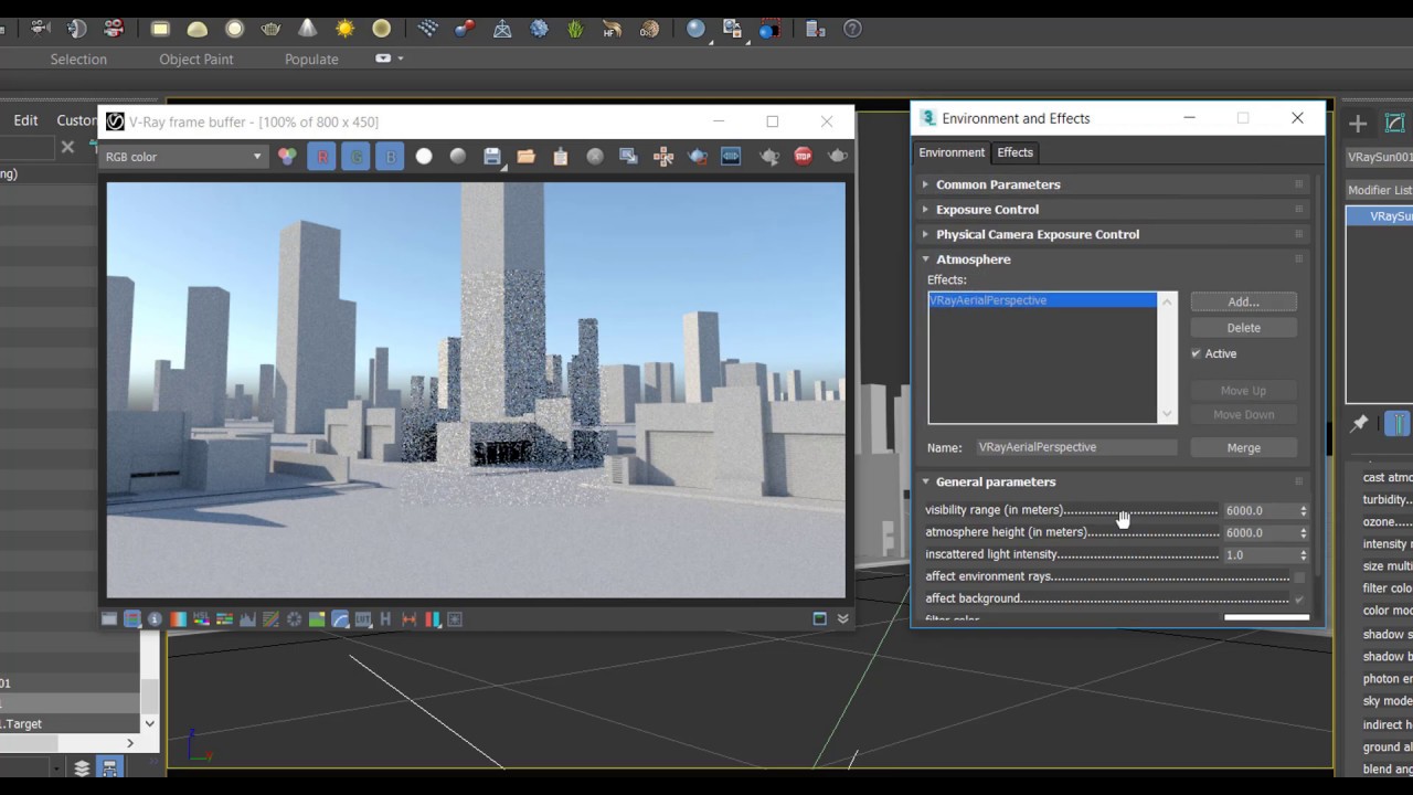 VRay Aerial Perspective - YouTube