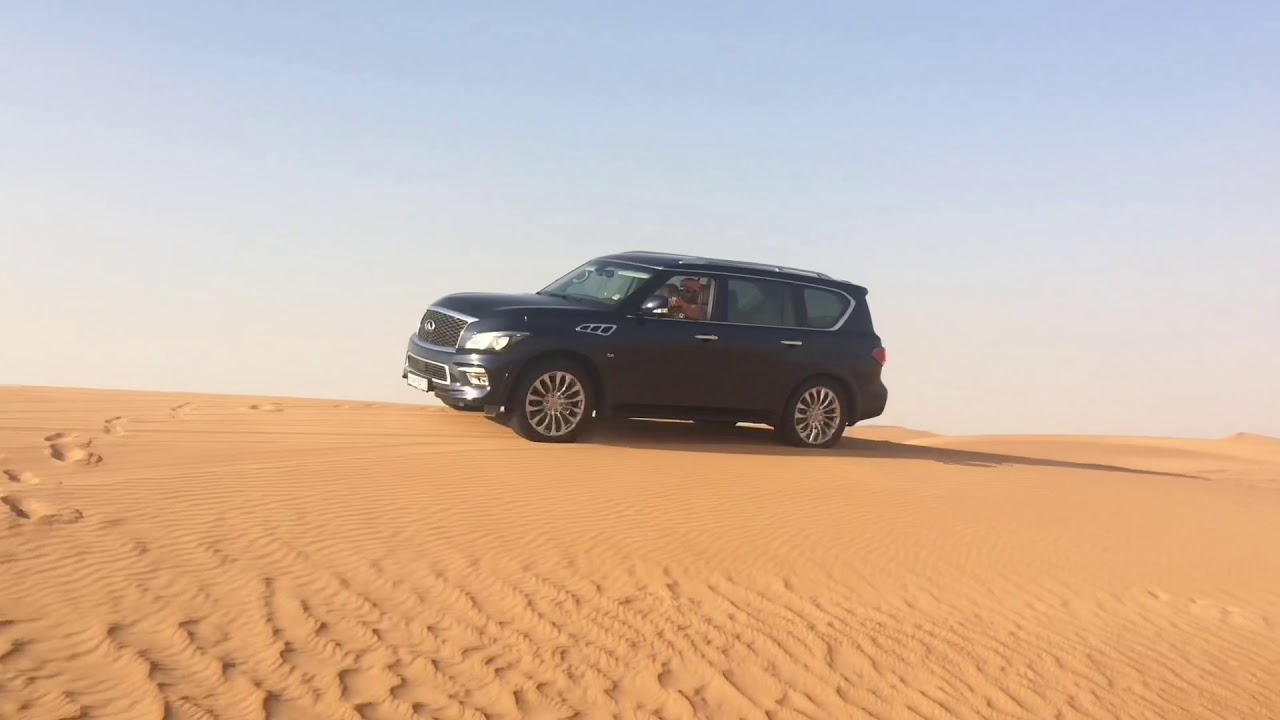 2017 Infiniti QX80 off road sand dunes dubai UAE - YouTube