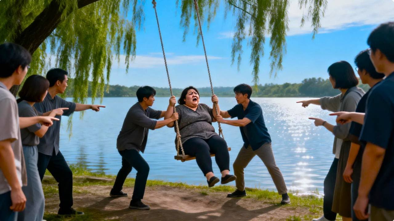 This swing is like a circus act, so exciting! #WaterSwing - YouTube