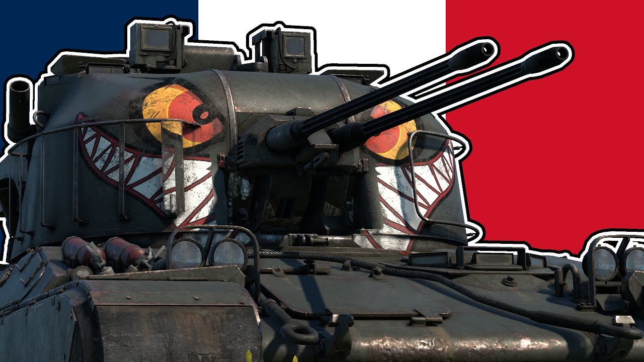 AMX-30 But Only Using The 20mm Autocannon - YouTube