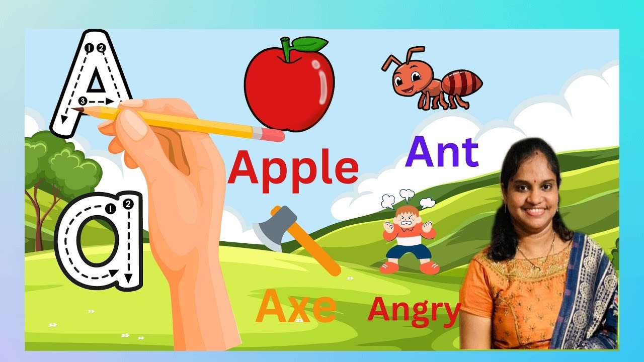 A To Z Alphabets With Spelling For 4 Words For Learning A To Z a-to-z-alphabets-with-spelling-for-4-words-for-learning-a-to-z
