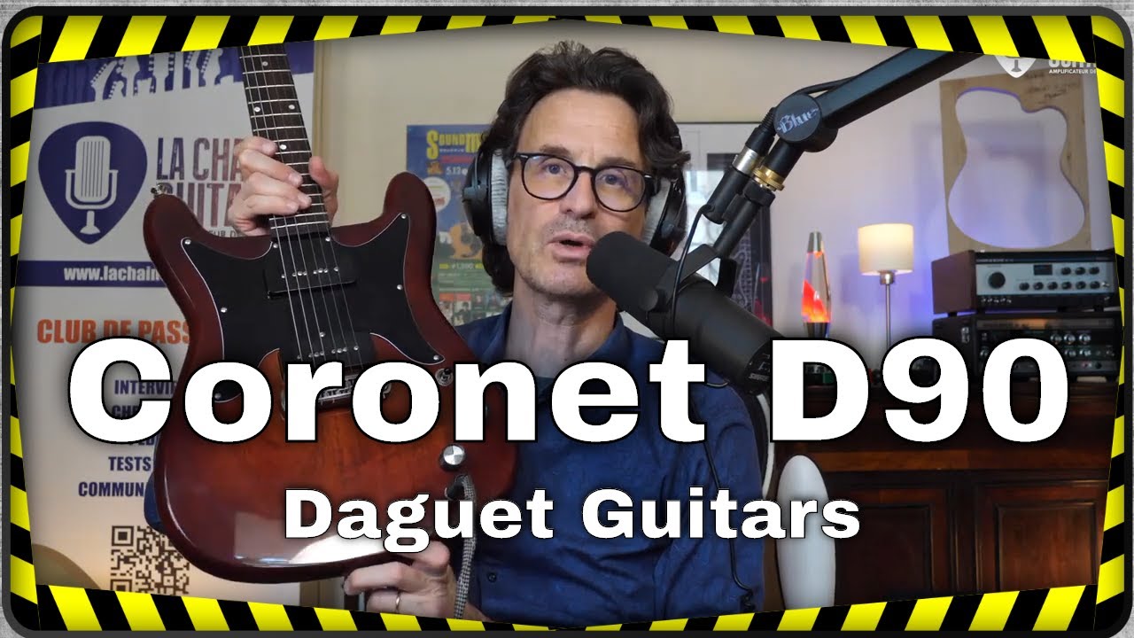 Coronet D90 Daguet Guitars : l'électrique en Acajou double P90 version ...