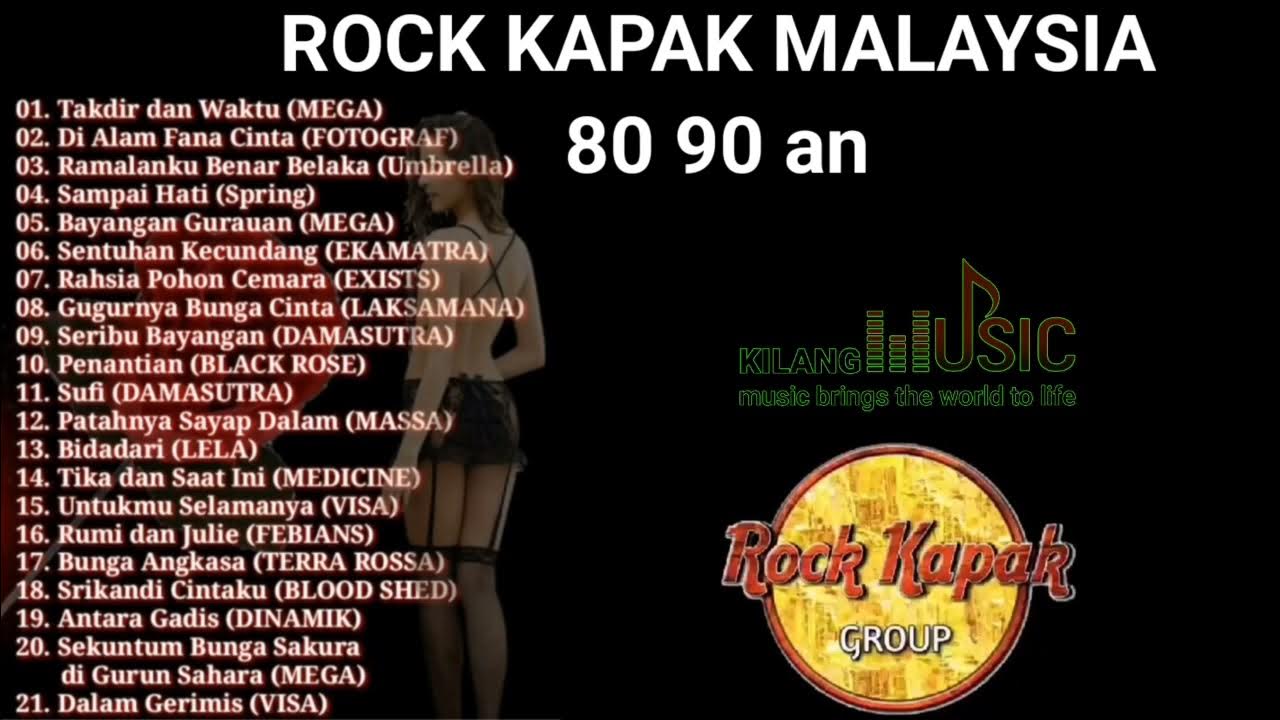 Slow Rock Malaysia ,Kompilasi Rock Kapak 80-90an,Lagu jiwan Lama Terbaik - YouTube