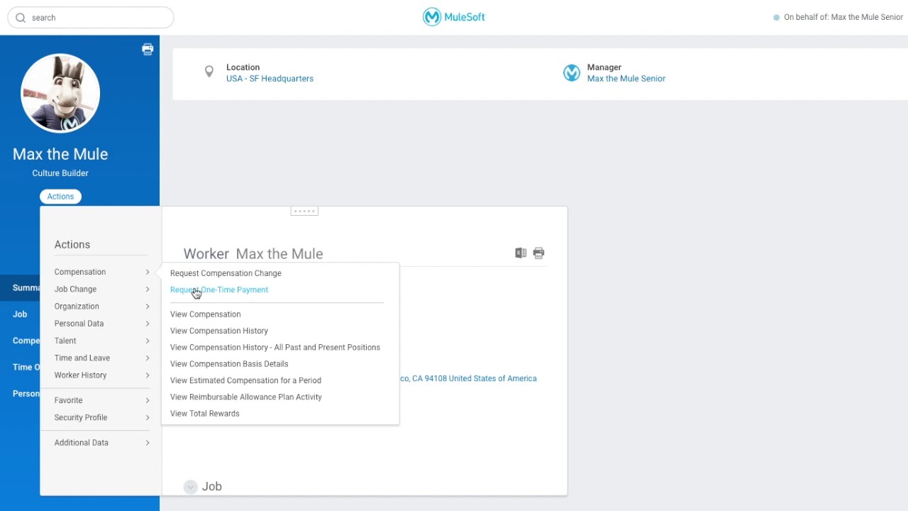 Workday Guide One Time Payment - YouTube