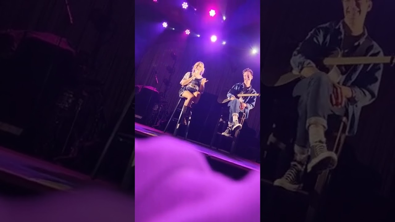 Sabrina Carpenter during the Q&A today in New York | EICS Tour NY (Day ...