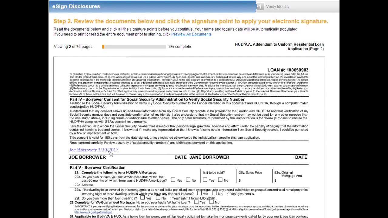How to View, Sign & Return Your Loan Documents Online - YouTube