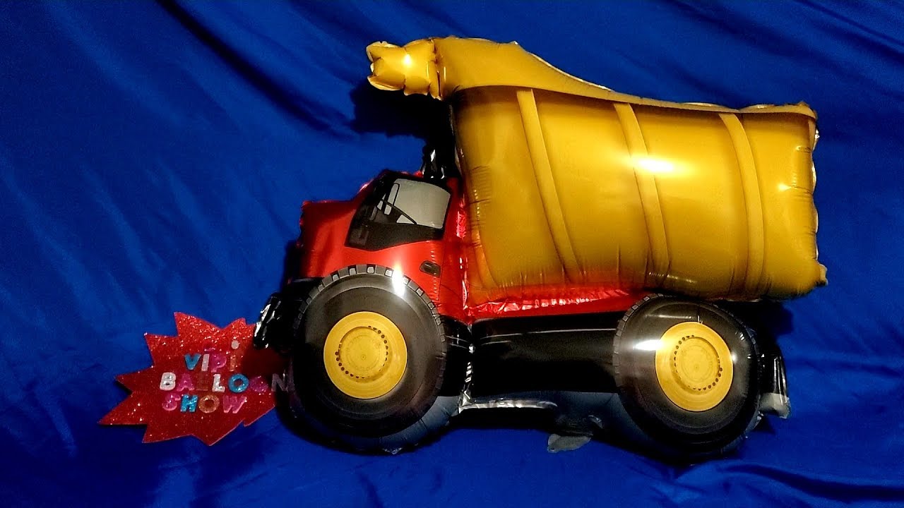 TRUCK MYLAR BALLOON INFLATION!!! - YouTube