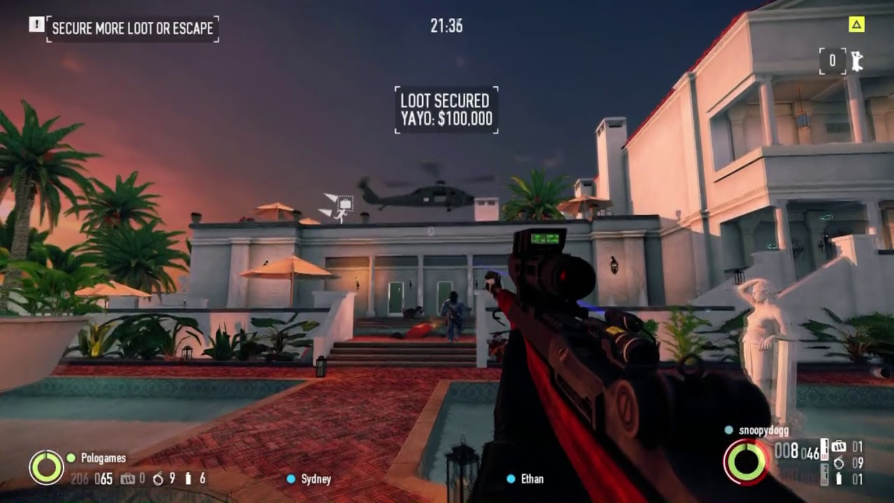 Payday 2 the butcher : scarface mansion part 2 - YouTube