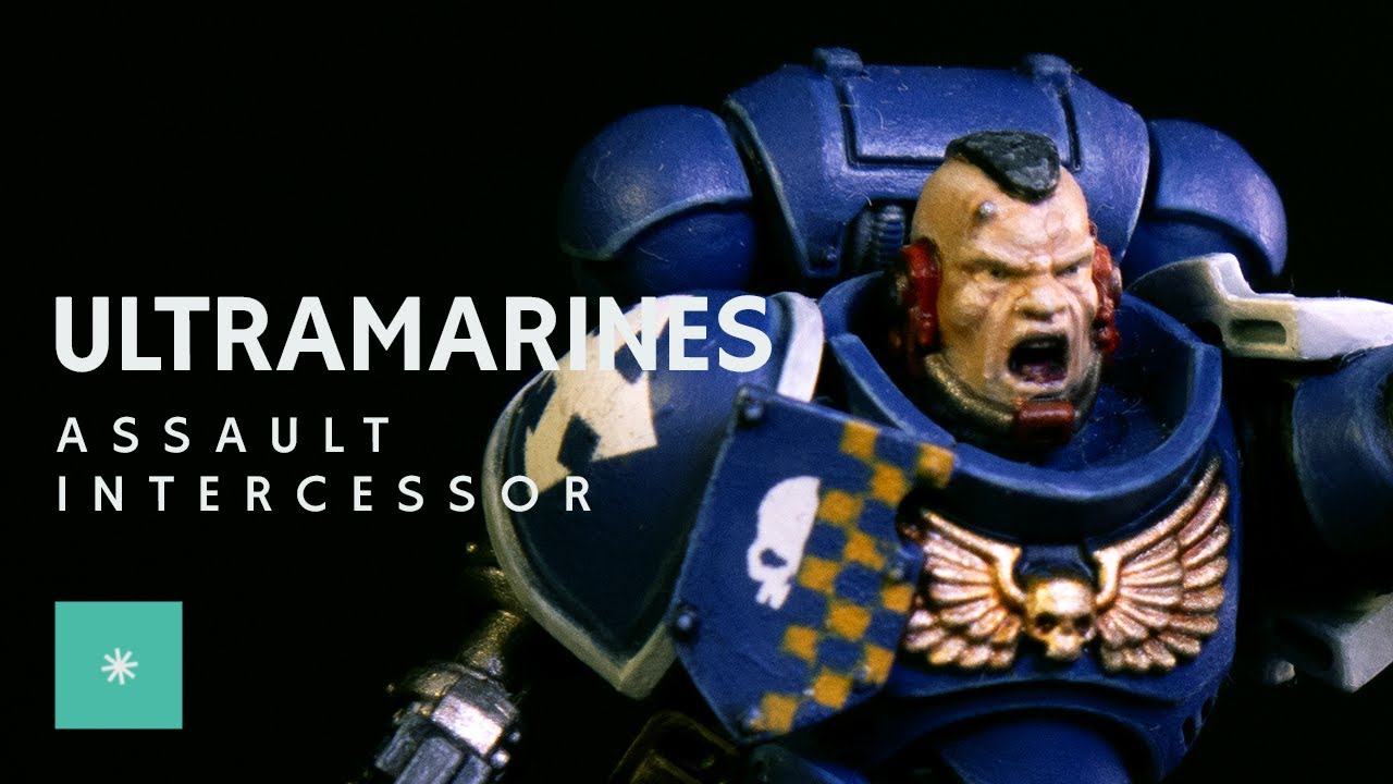 Ultramarines Assault Intercessor Sergeant | Color Schemes - YouTube